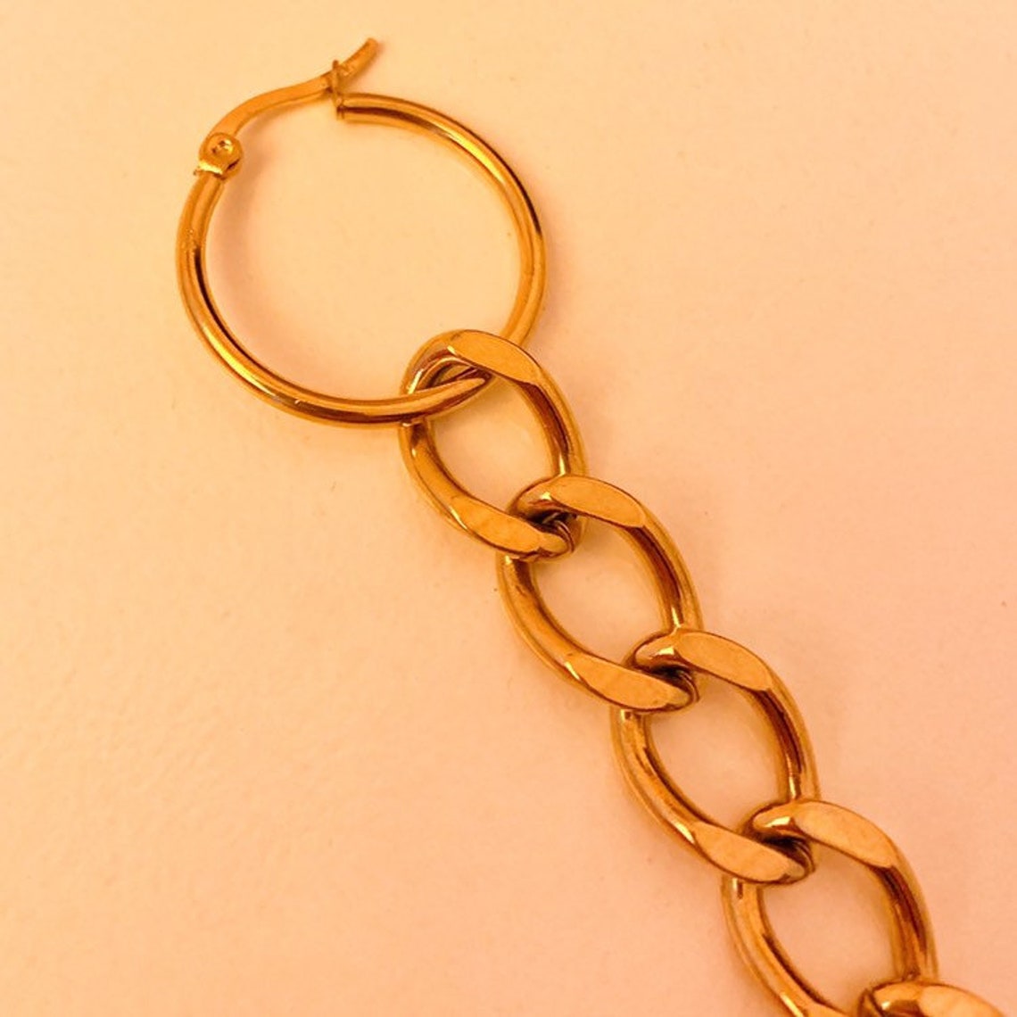 Single Baby Chain Earring - Etsy