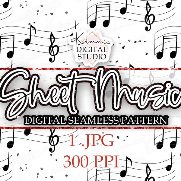 Sheet Music Paper - Etsy