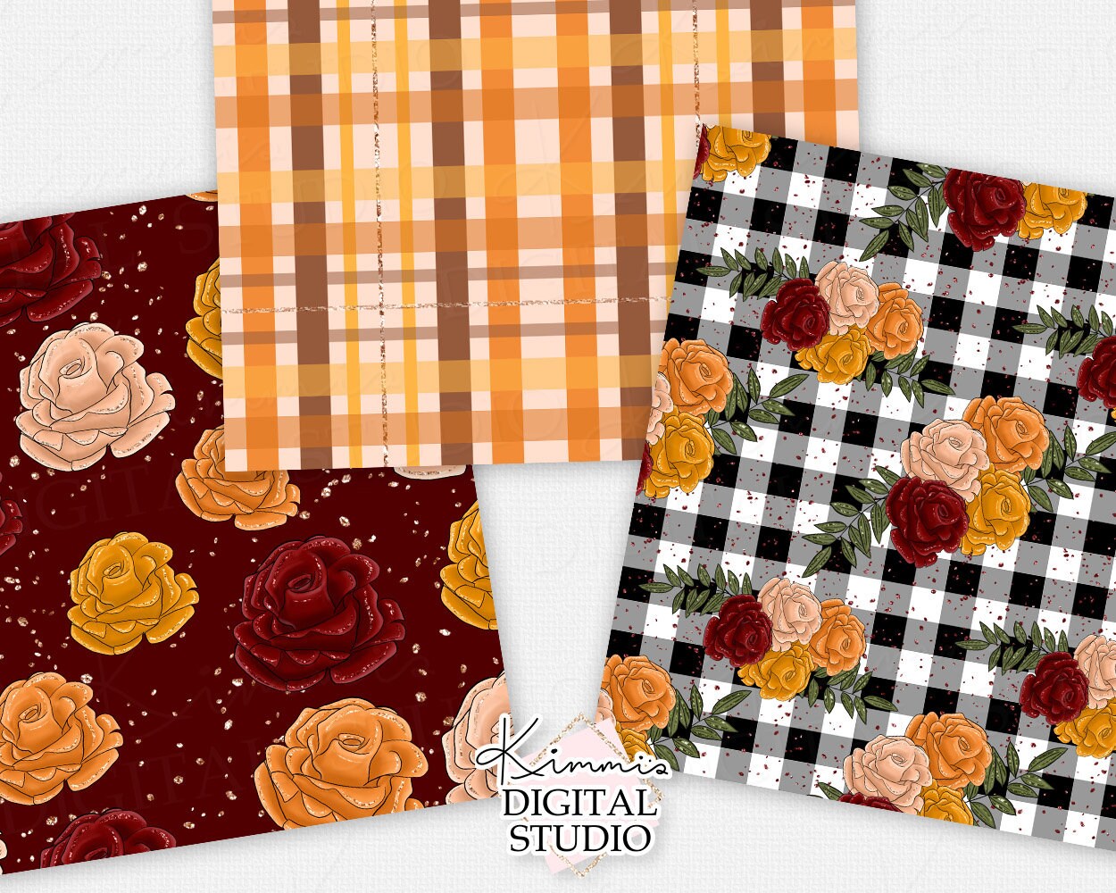 Rustic Thanksgiving Digital Paper Pack 12 Digital Papers - Etsy