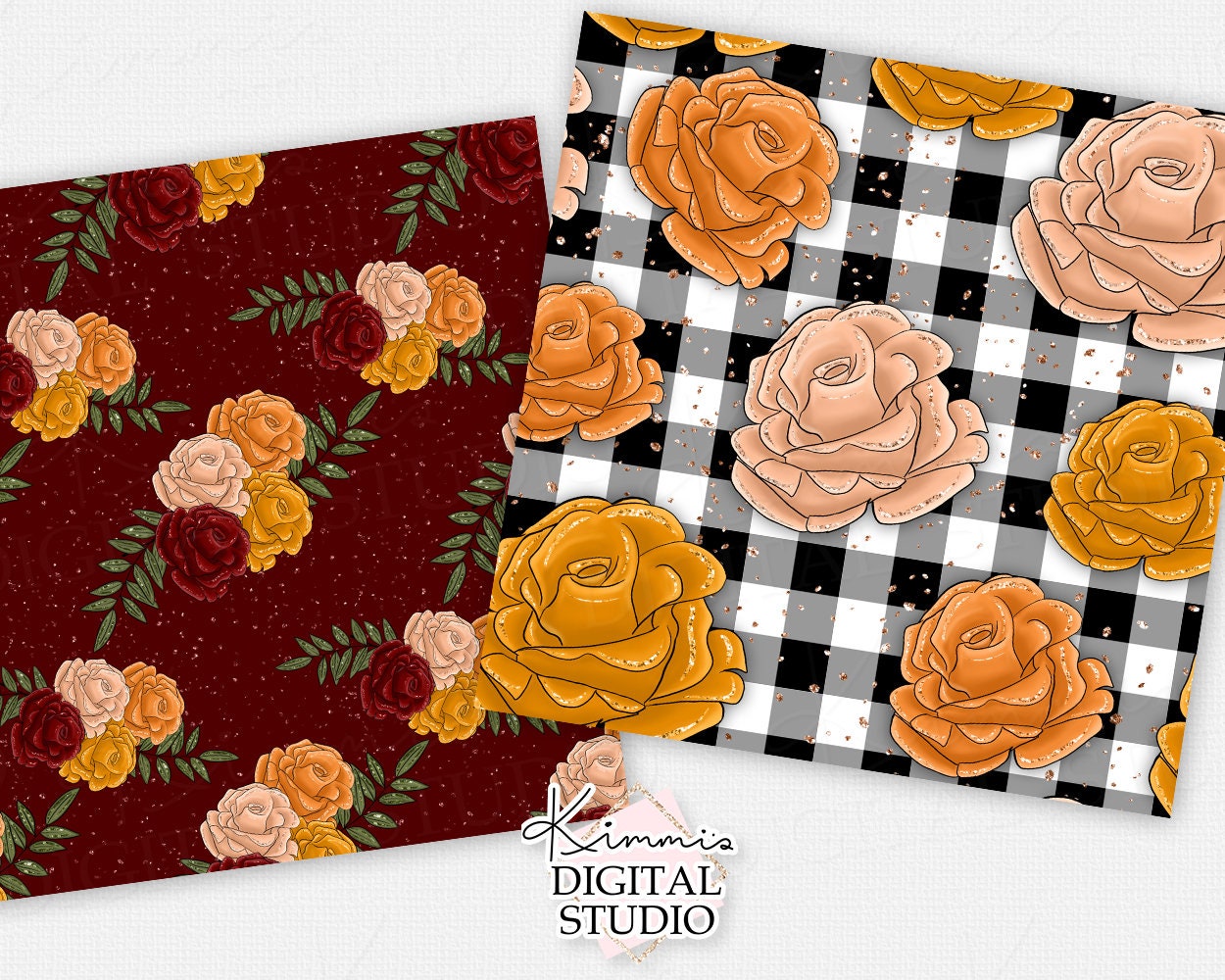 Rustic Thanksgiving Digital Paper Pack 12 Digital Papers - Etsy