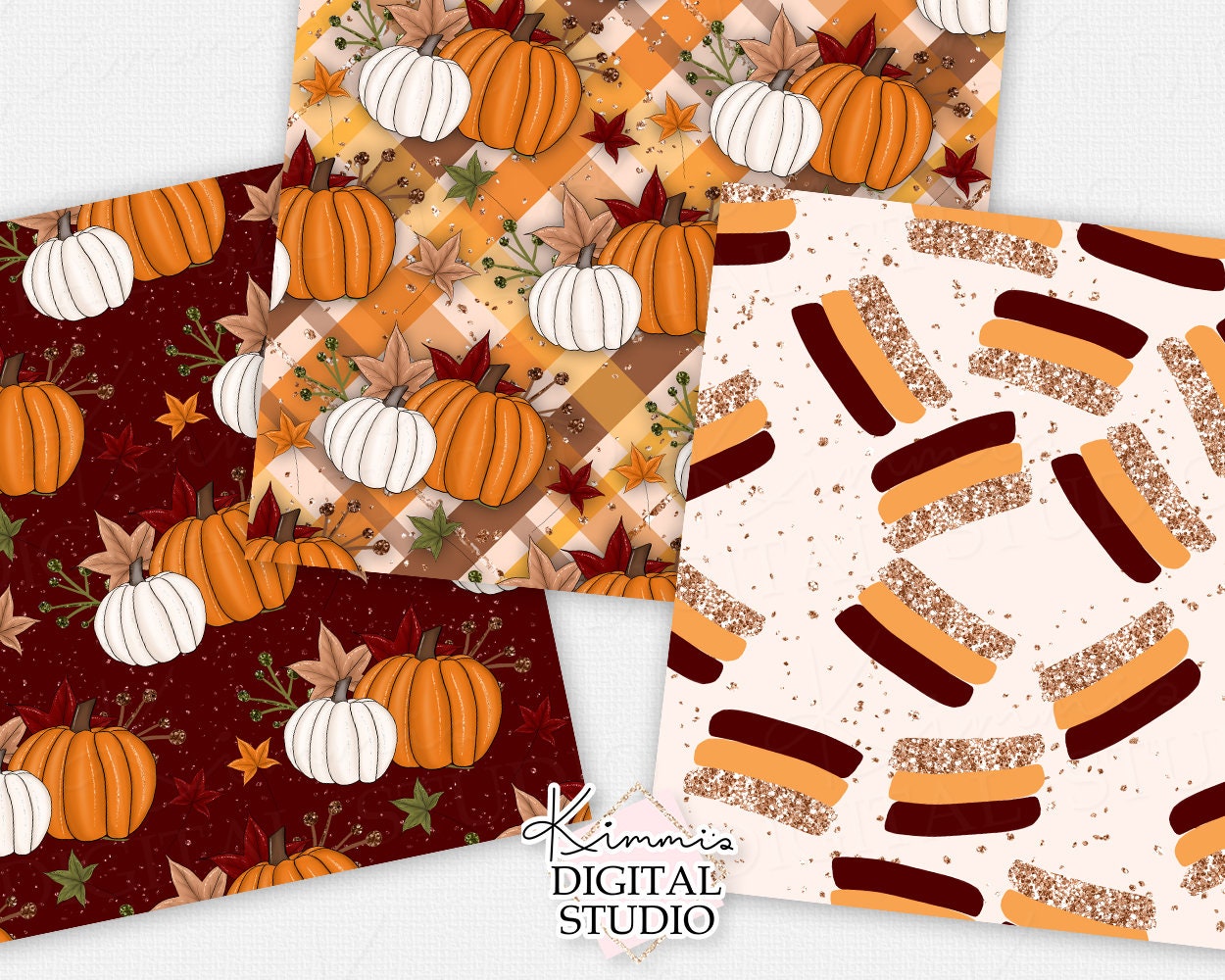 Rustic Thanksgiving Digital Paper Pack 12 Digital Papers - Etsy