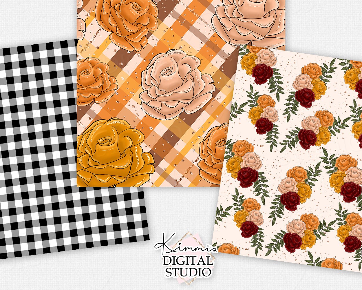 Rustic Thanksgiving Digital Paper Pack 12 Digital Papers - Etsy