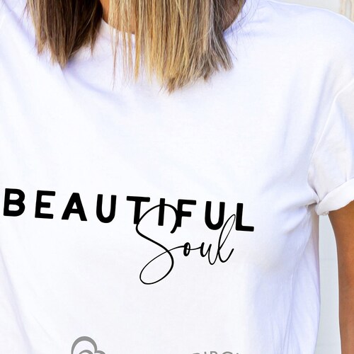 Beautiful Soul SVG Boho Svg Positive Svg Girl Tumbler Png | Etsy