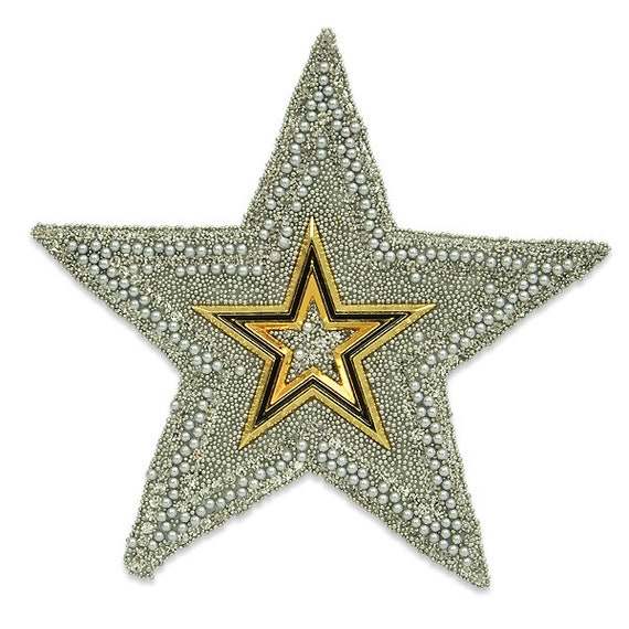 Star in Star Iron-on Applique/patch - Etsy