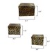 Value Pack of 12 Leopard Print Square Gift Box 3 Pc. Sets - Etsy
