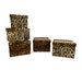Value Pack of 12 Leopard Print Square Gift Box 3 Pc. Sets - Etsy