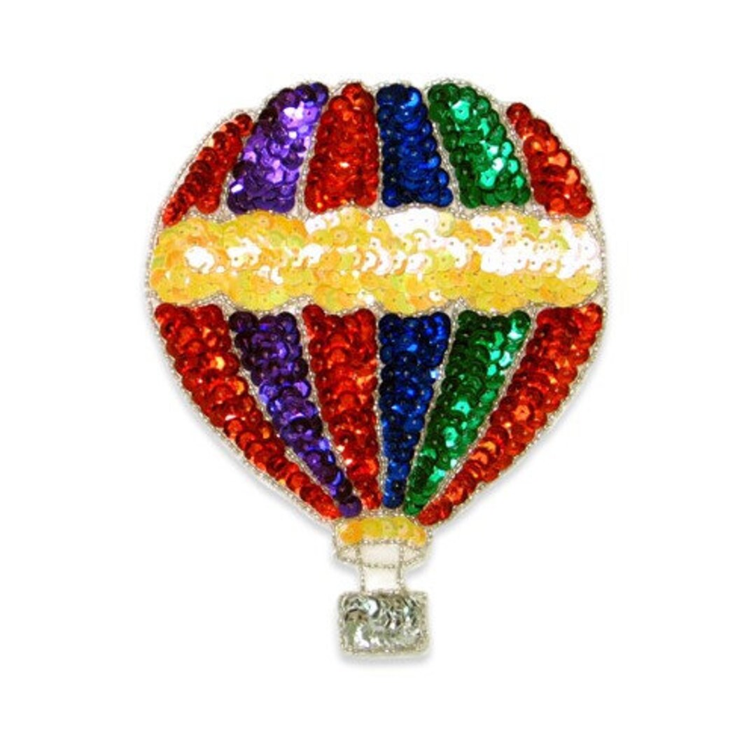 Expo Beaded Sequin Hot Air Balloon Sequin Applique 6 X 4 - Etsy