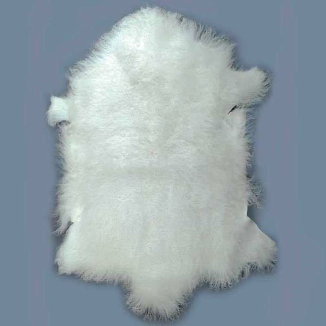 Mongolian Sheepskin Wool Pelt by Expo - Etsy