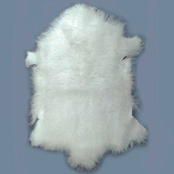 Mongolian Sheepskin Wool Pelt by Expo | Etsy