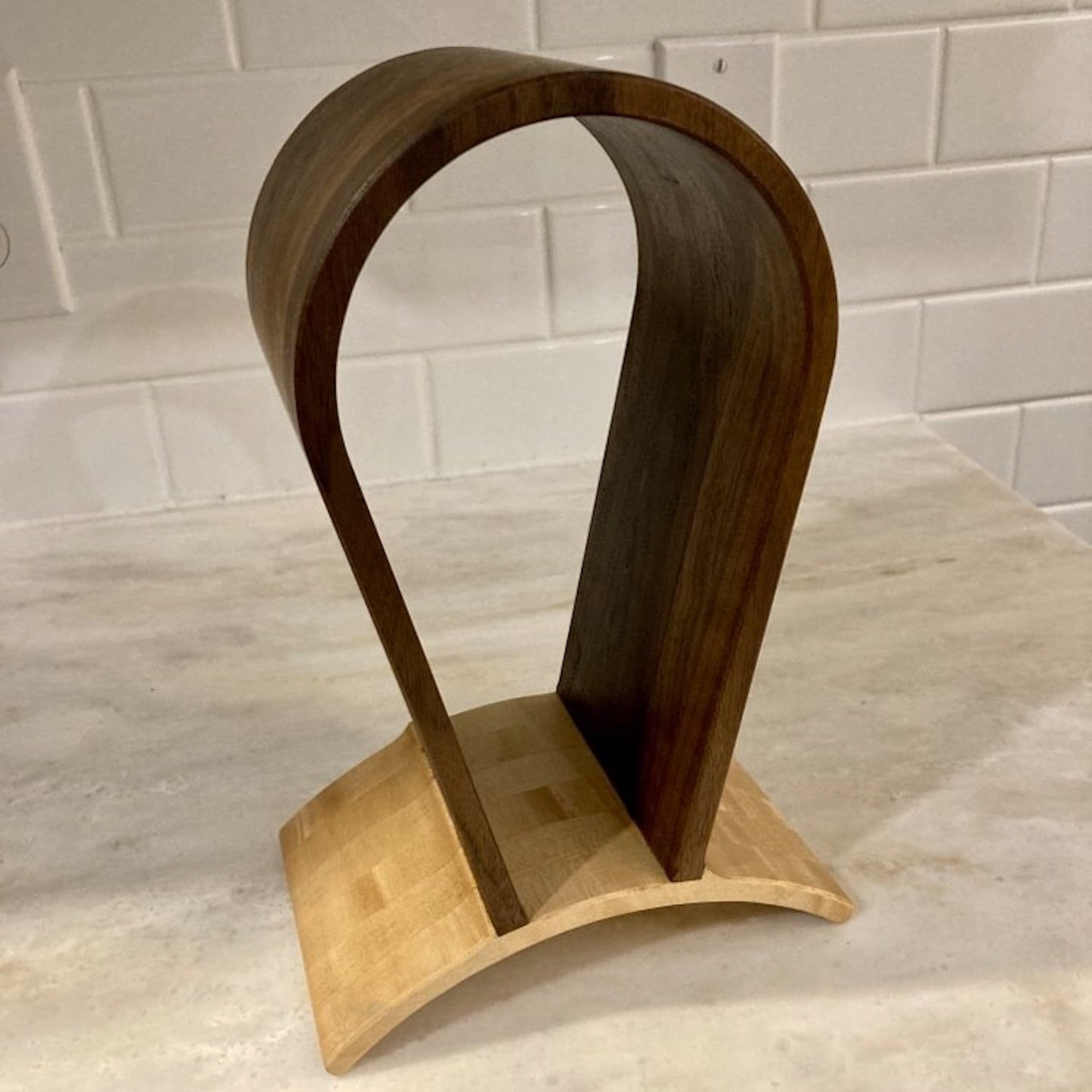Wooden Headphone Stand, Walnut Headphone Stand - Etsy