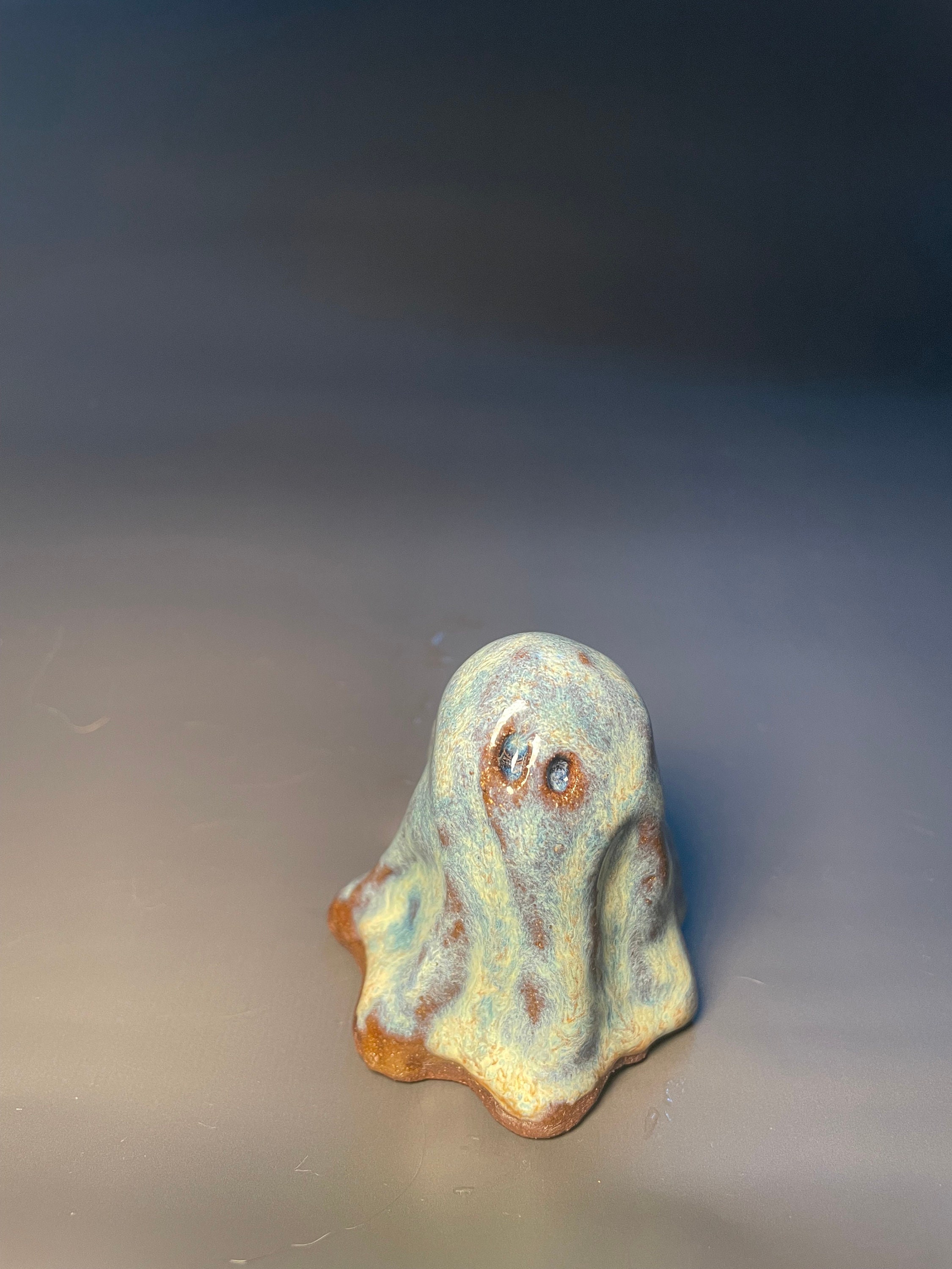 Ghosts Pottery Sculpture Ceramic Ghost, Pink Ghost, Handmade Pottery ...