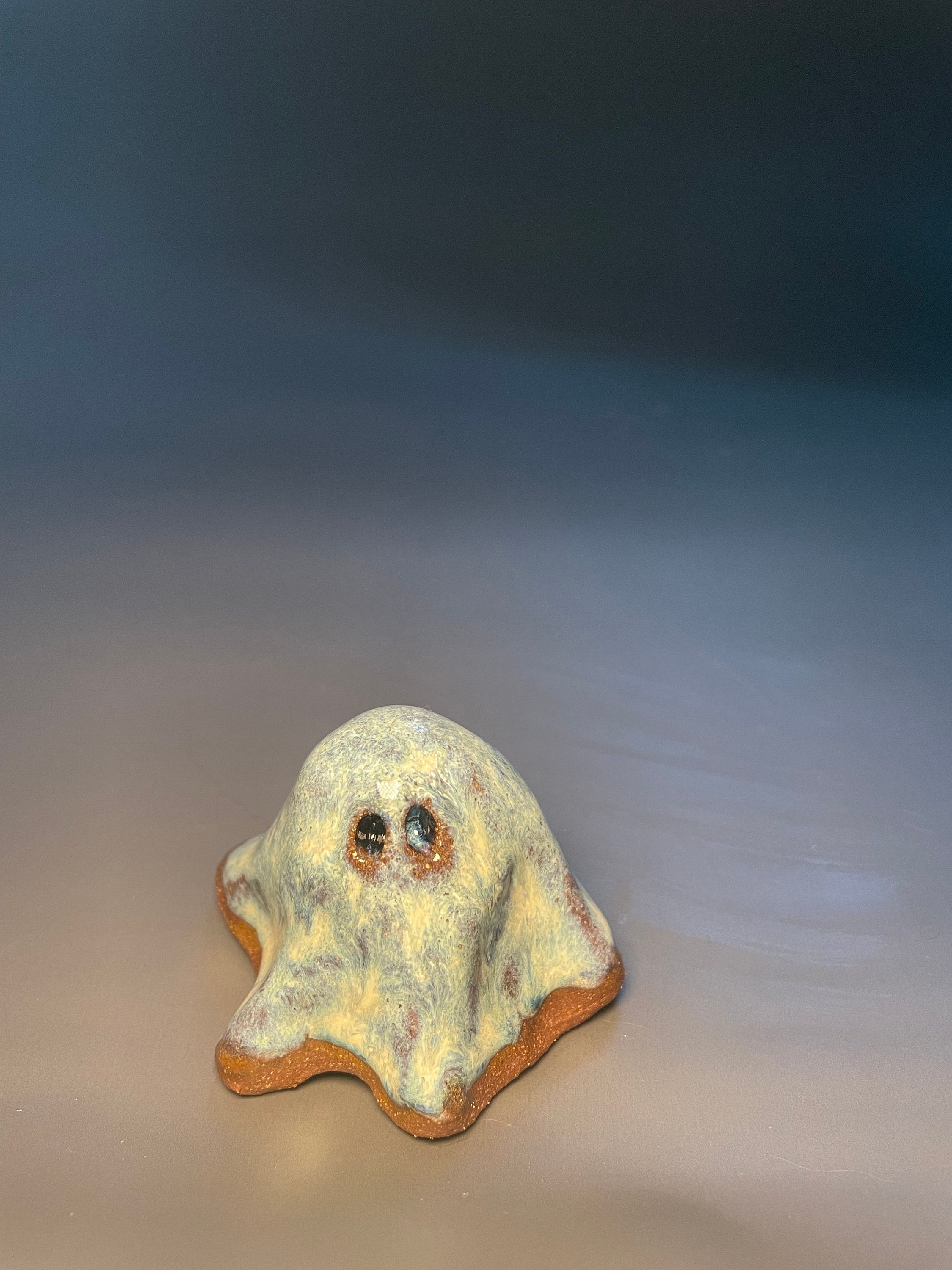 Ghosts Pottery Sculpture Ceramic Ghost, Pink Ghost, Handmade Pottery ...