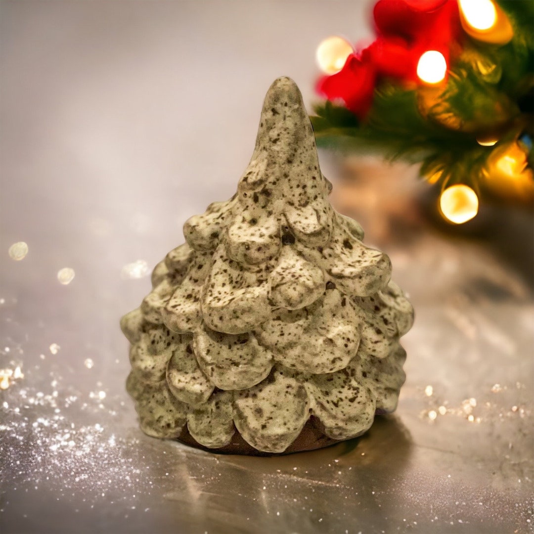 Ceramic White Christmas Tree Winter Tree, Handmade Pottery, Holiday ...
