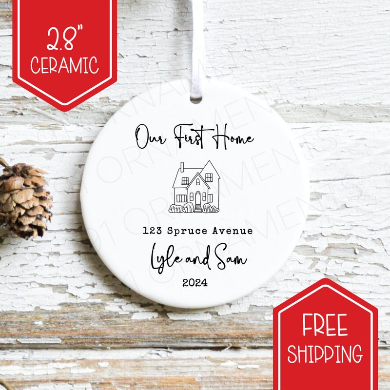 First Home Ornament - Etsy