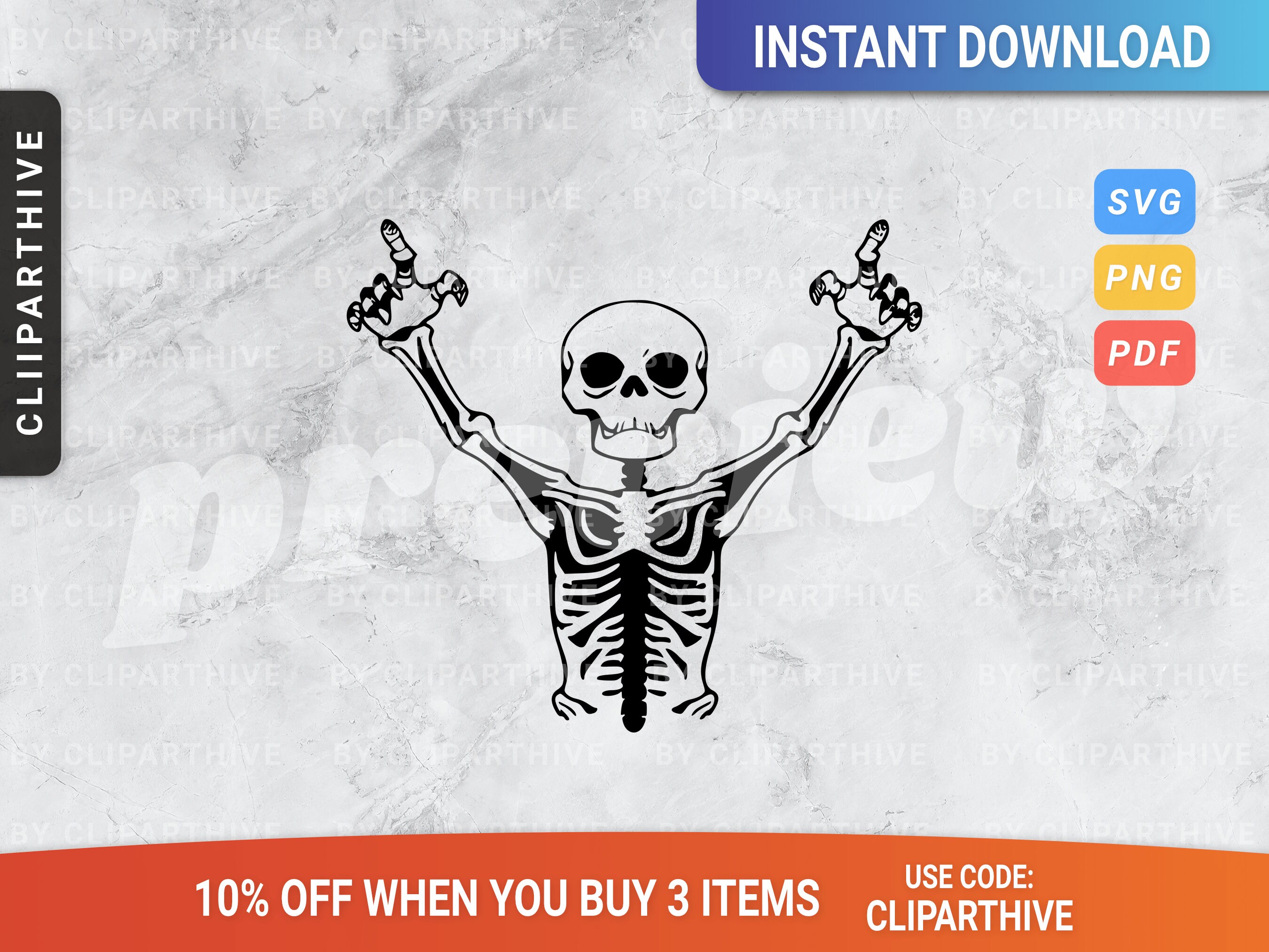 Skeleton Music Conductor SVG: the Eerie Maestro of Melodies, Orchestra ...