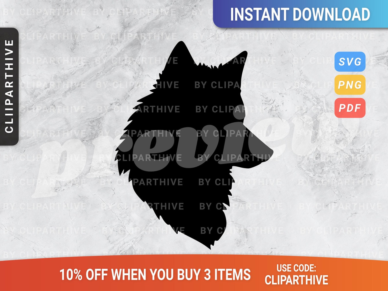 Wolf Head Svg File Vector Design Cut Files for Cricut Silhouette Png ...