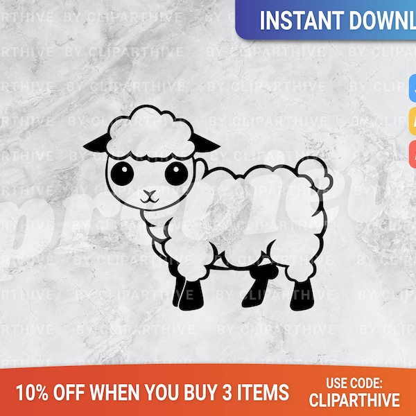 Baby Sheep Svg - Etsy