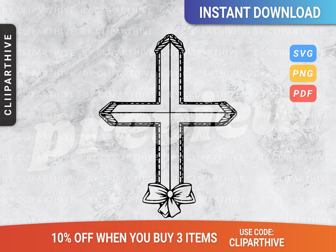 Cross Svg File Vector Design Cut Files for Cricut Silhouette Png ...