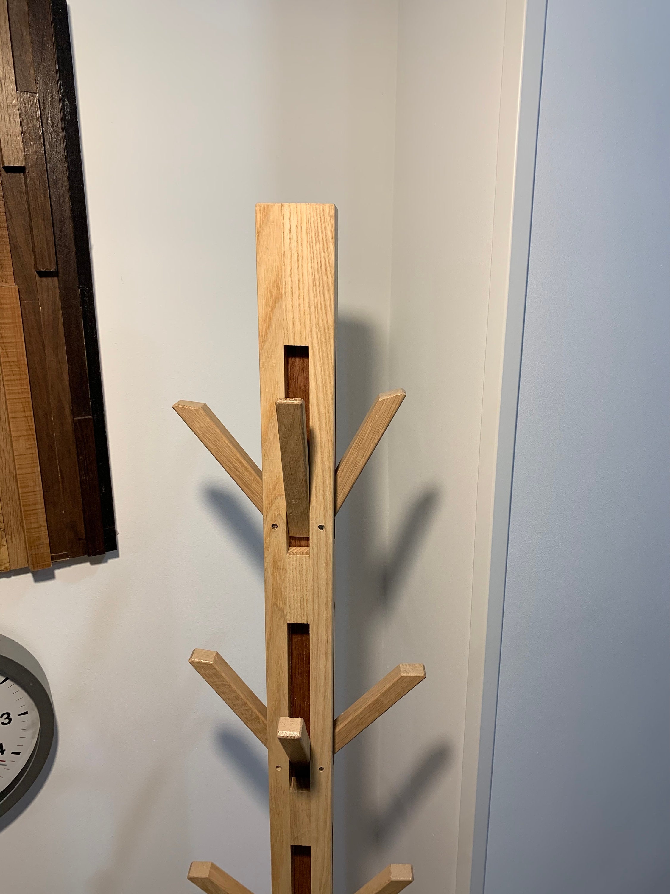 Standing Coat Rack Design Coat Stand Wood Coat Rack Stand | Etsy