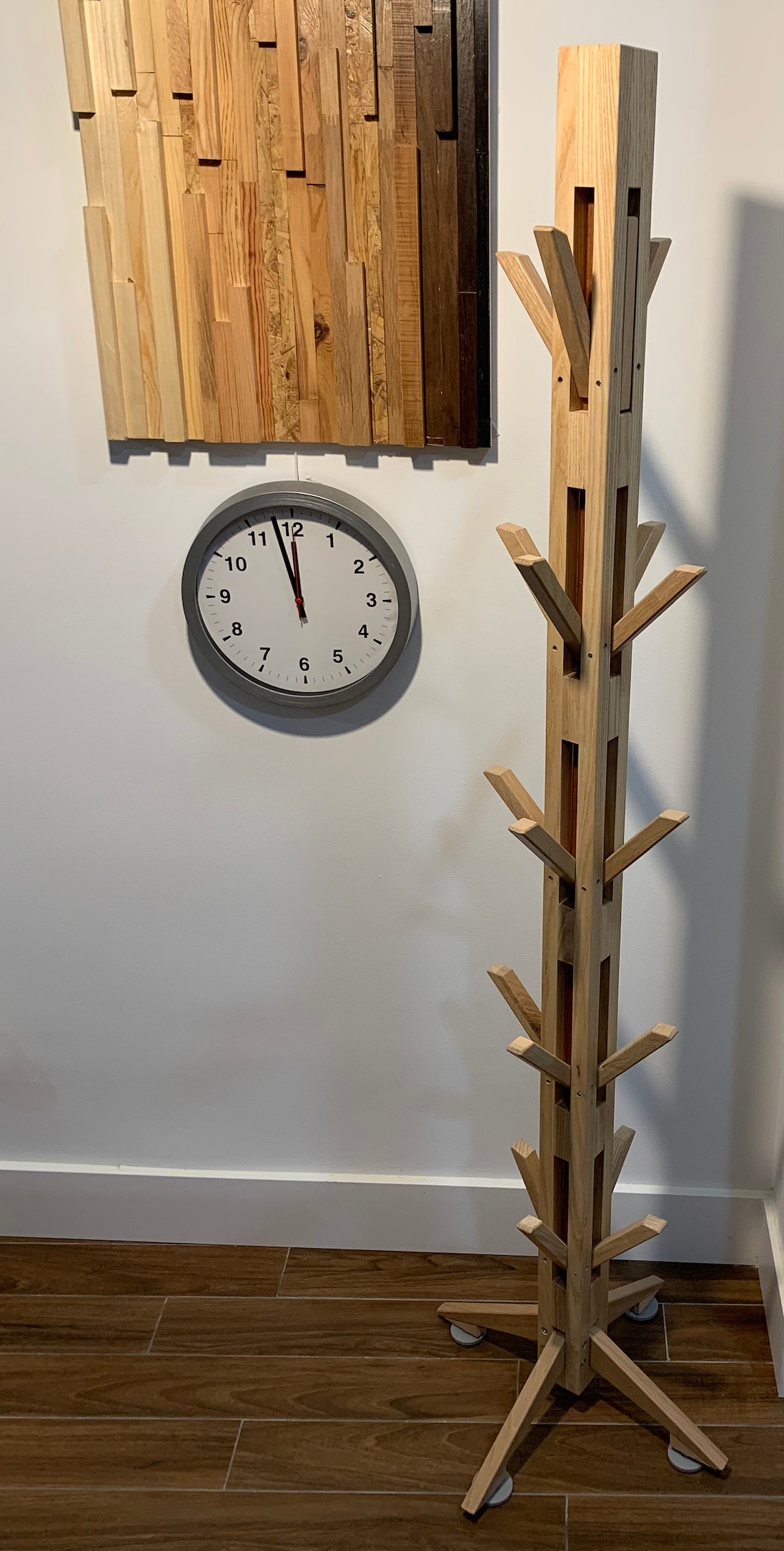 Standing Coat Rack Design Coat Stand Wood Coat Rack Stand | Etsy