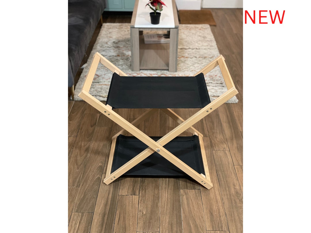 Wooden Stool Double High - Etsy