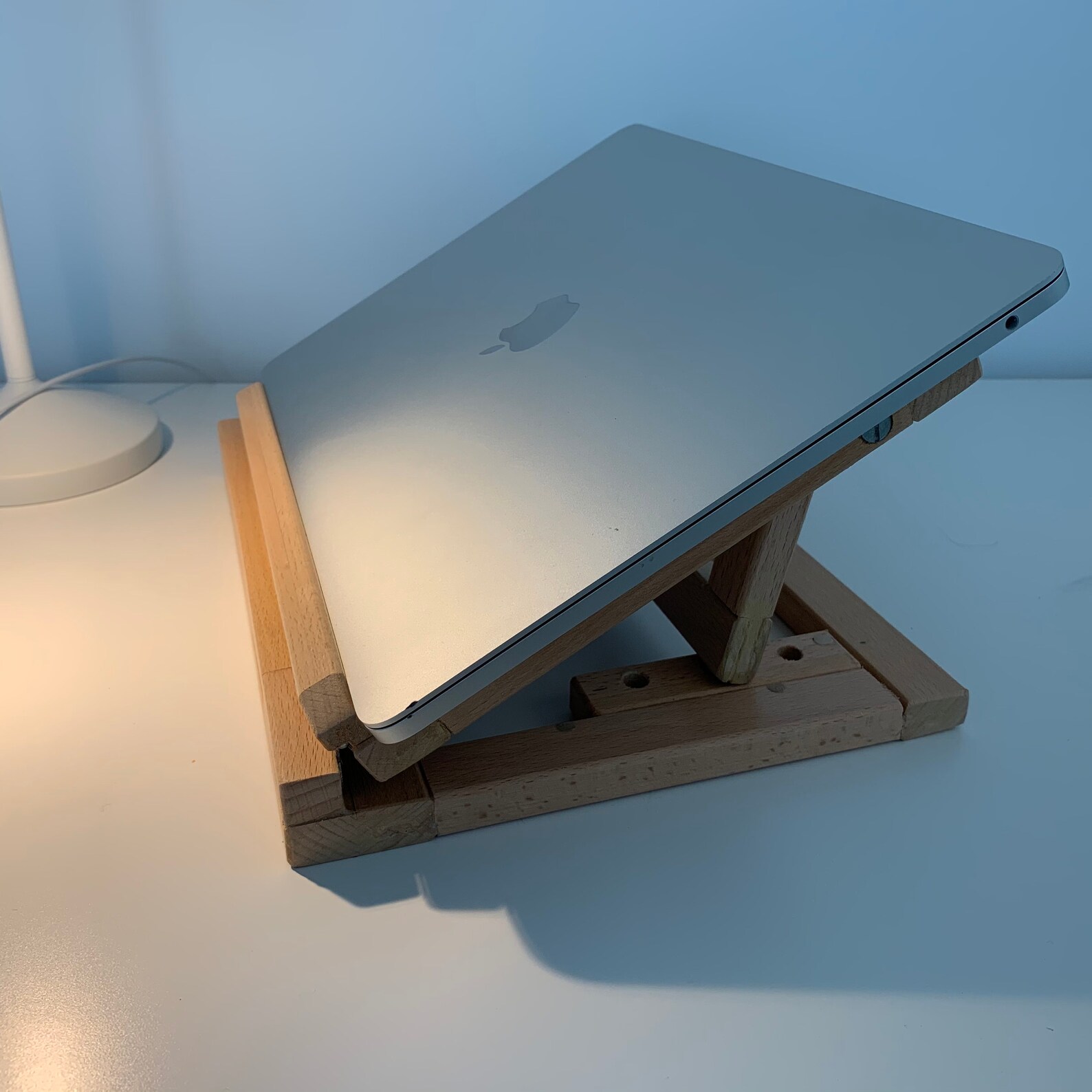 Wooden Laptop Stand, Wood Laptop Stand Holder for MacBook and iPad - Etsy