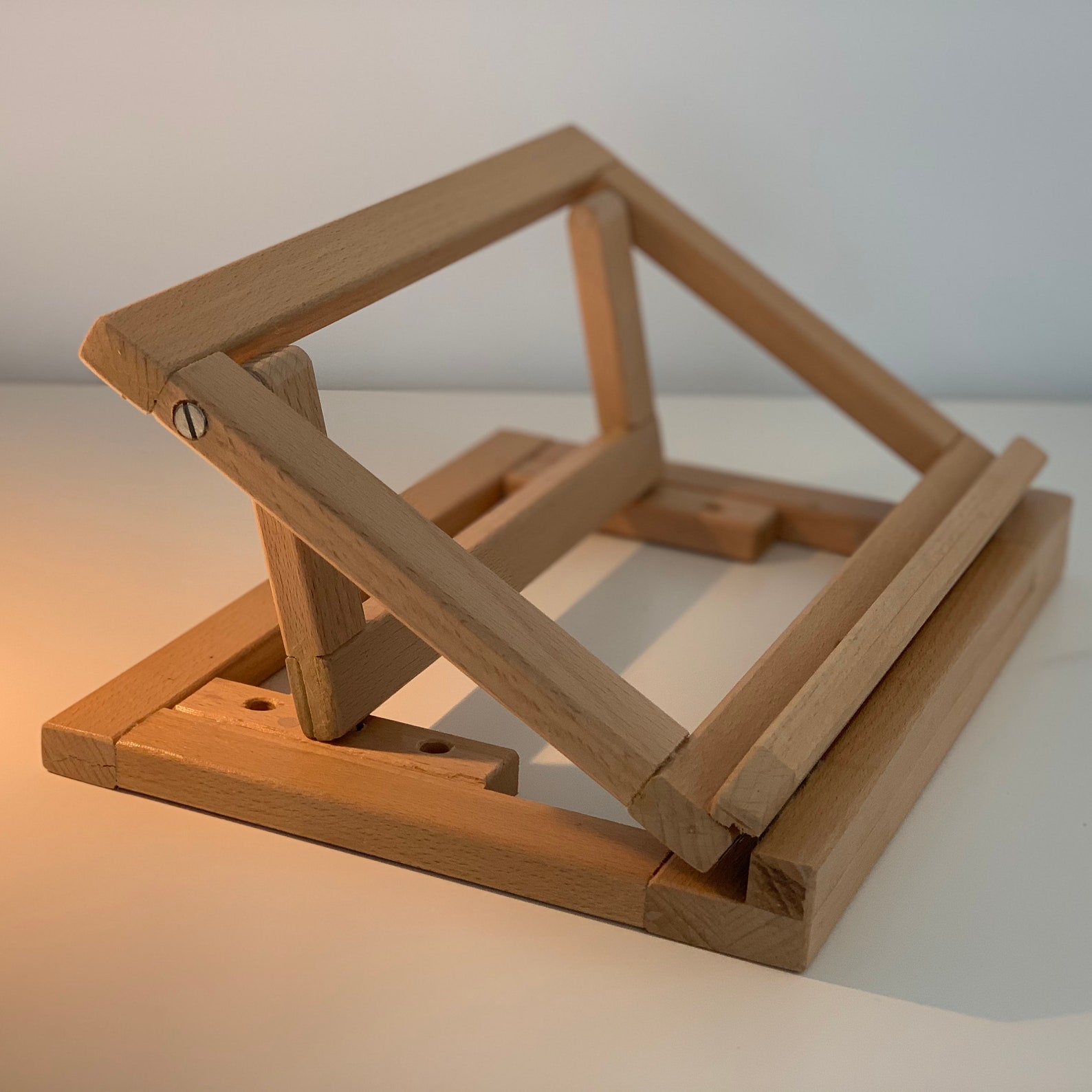 Wooden Laptop Stand, Wood Laptop Stand Holder for MacBook and iPad - Etsy