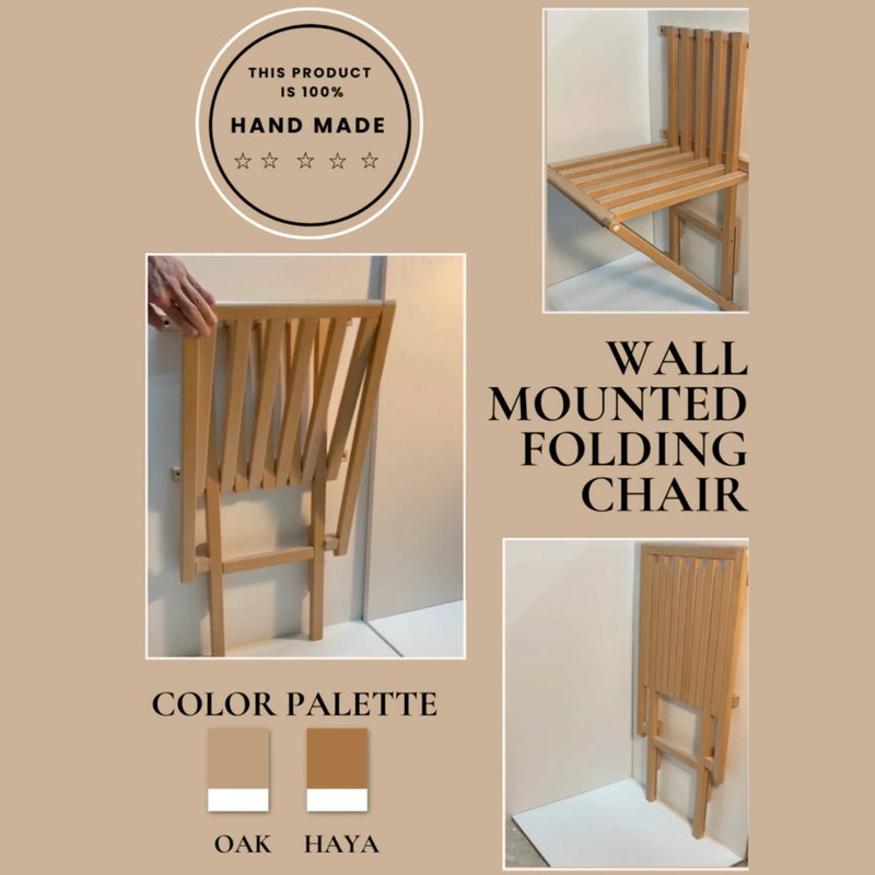Wall Mounted Chair Table - Etsy
