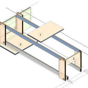 Custom Folding Table Mechanism | Wall-mounted Pre-assembled Hardware ...