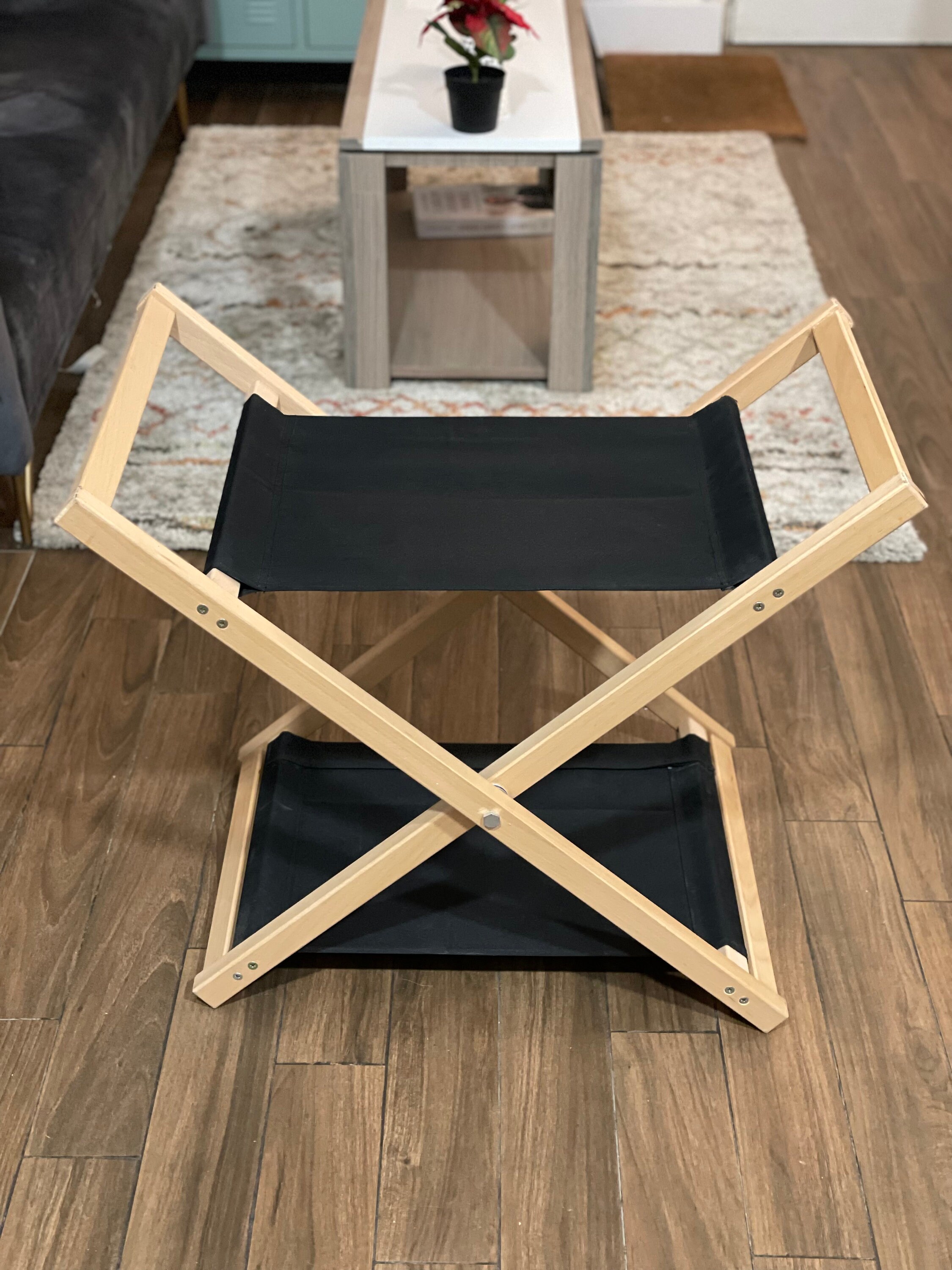 Wooden Stool Double High - Etsy