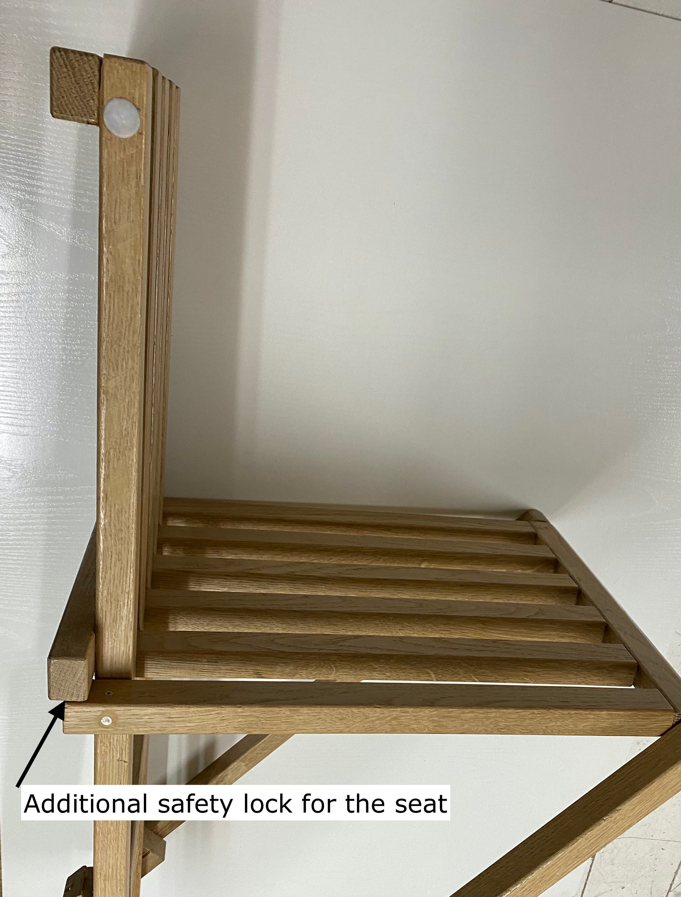 Wall Mounted Folding Chair - Etsy UK