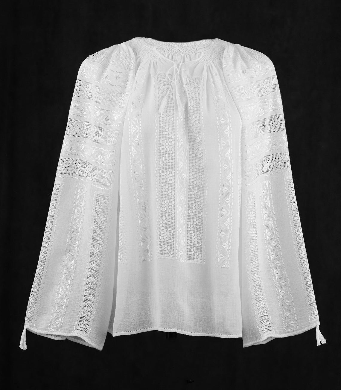 XL Size Ie Romaneasca Handmade Embroidery Authentic Romanian Folk ...