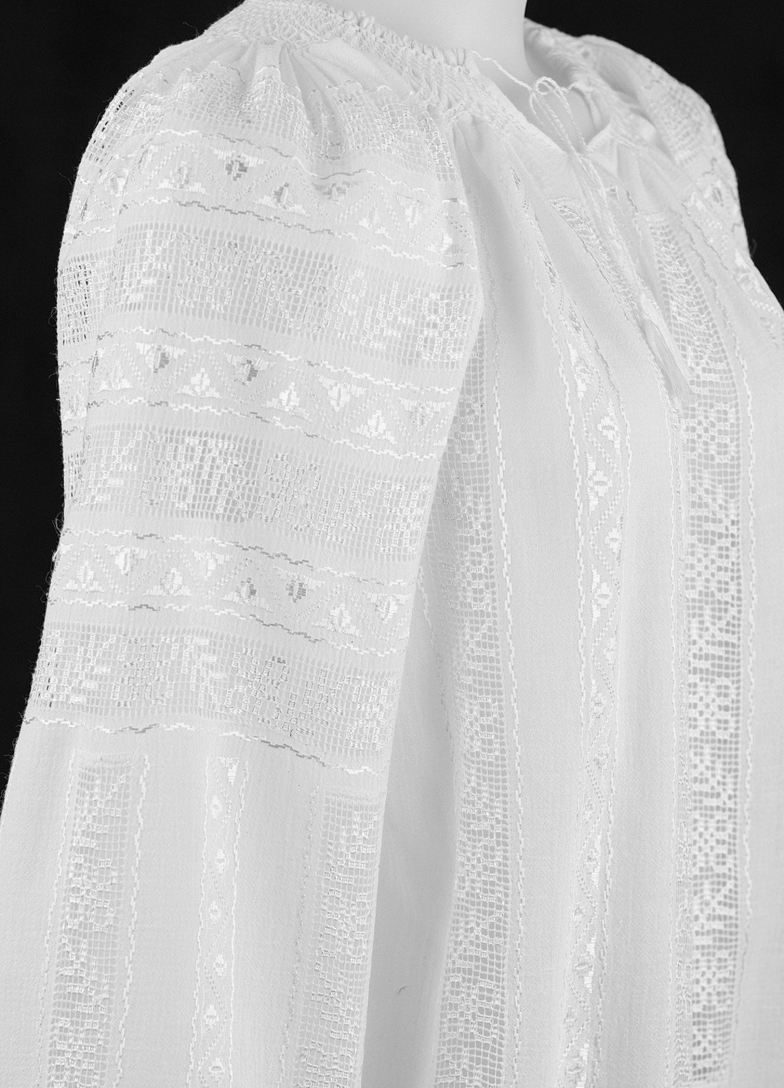 XL Size Ie Romaneasca Handmade Embroidery Authentic Romanian Folk ...