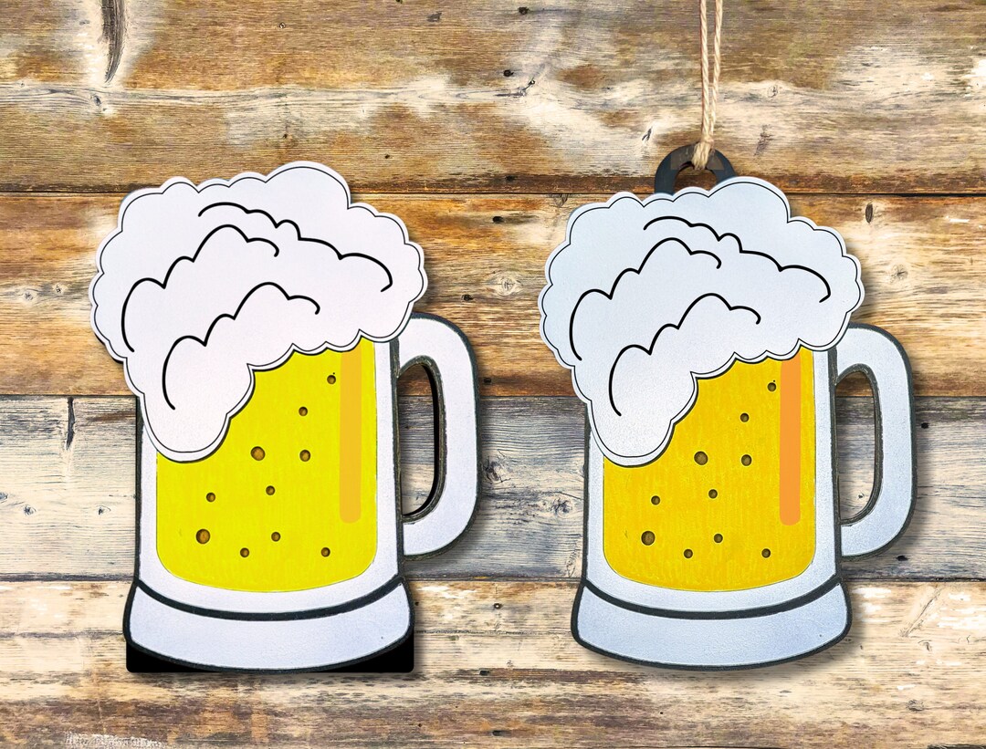 Personalized Beer Stein Card Holder - Gift for Beer Lovers | Instant ...