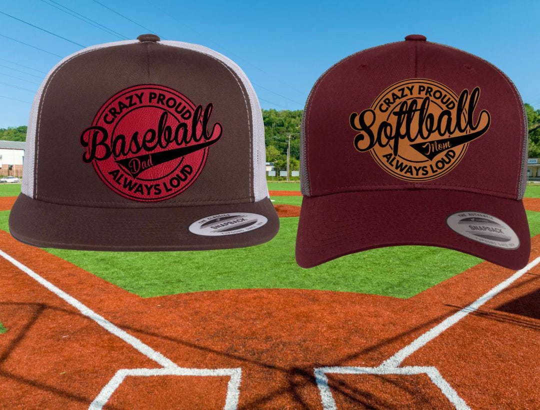 Softball Mom, Dad Patch SVG, Digital Download, Engraved Leather Patch ...