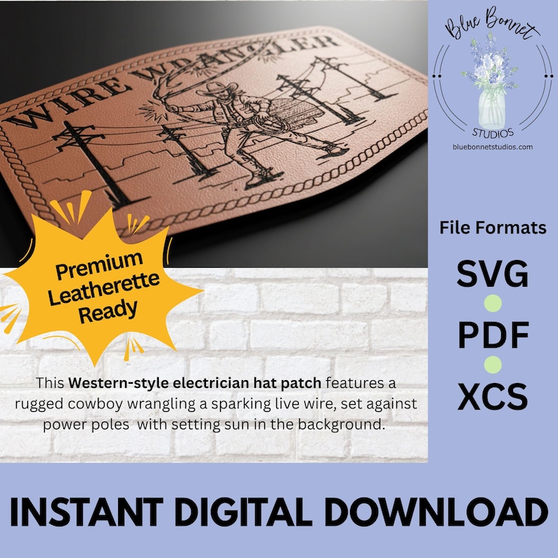 Electrician Hat Patch SVG XCS Bundle | Laser Ready Designs - Etsy