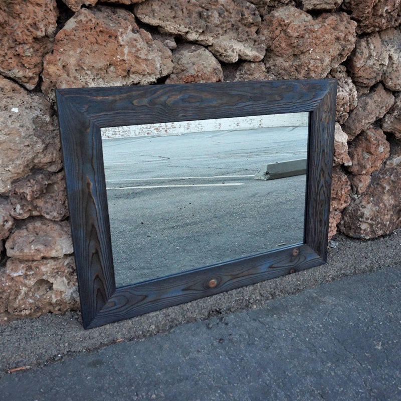 Rustic Mirror - Etsy