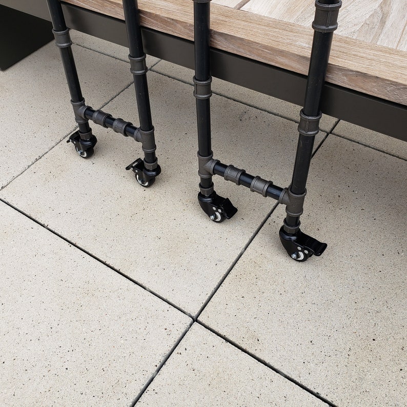 Table Legs With Casters Table Legs With Wheels Industrial | Etsy