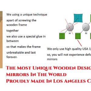 Shiplap Reclaimed Wood Framed Mirror, 10 Colors 10 Sizes - Rustic ...