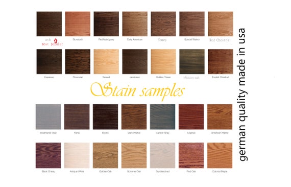 Stain Samples Free Stain Sample by Purchasing the Mirror - Etsy