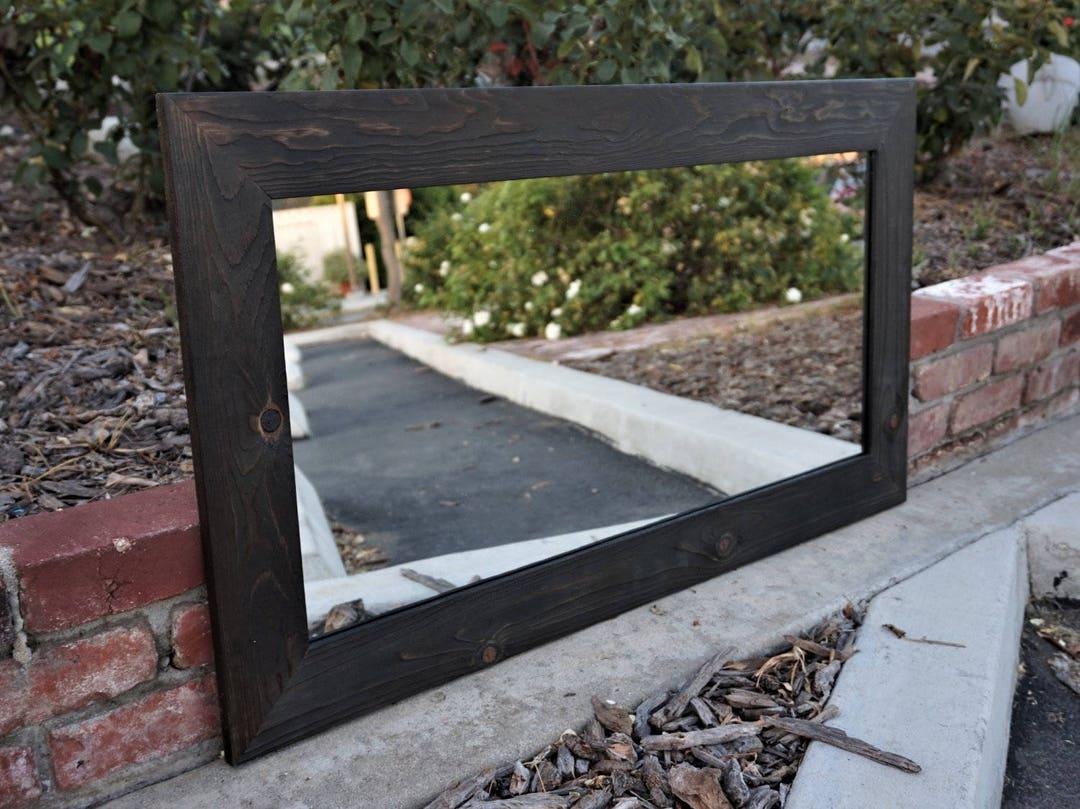 Extra Large Farmhouse Mirror- Rustic Old Barnwood Decorative Living ...