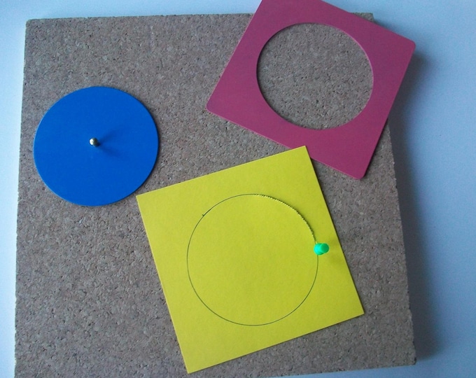 Montessori Pin Punching Board Pin Poking Montessori Geography Geometry ...