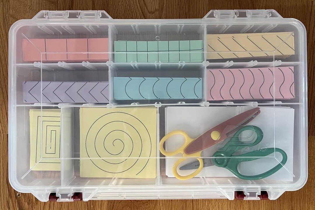 Practical Life Paper Cutting Practice - Etsy