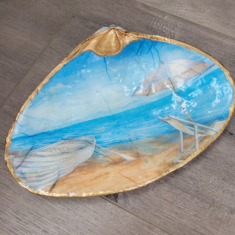 Decoupage Shells - Etsy