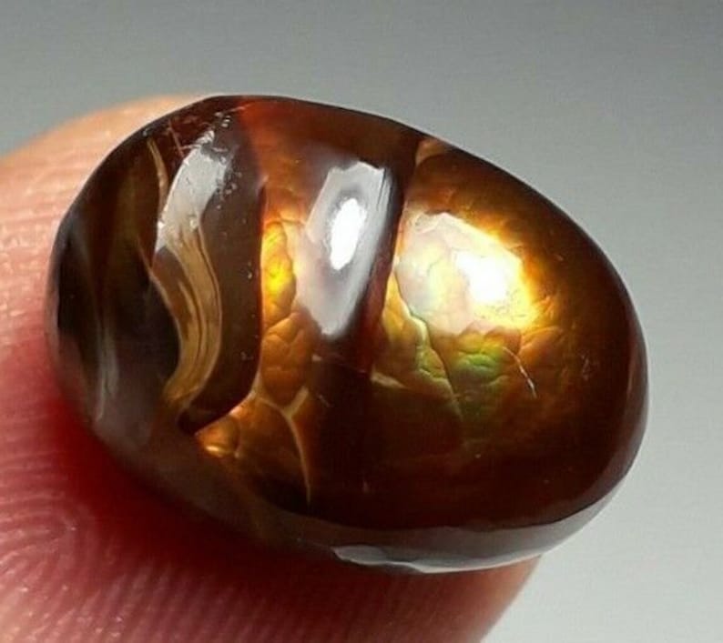 Fire Agate, Mexico. - Etsy