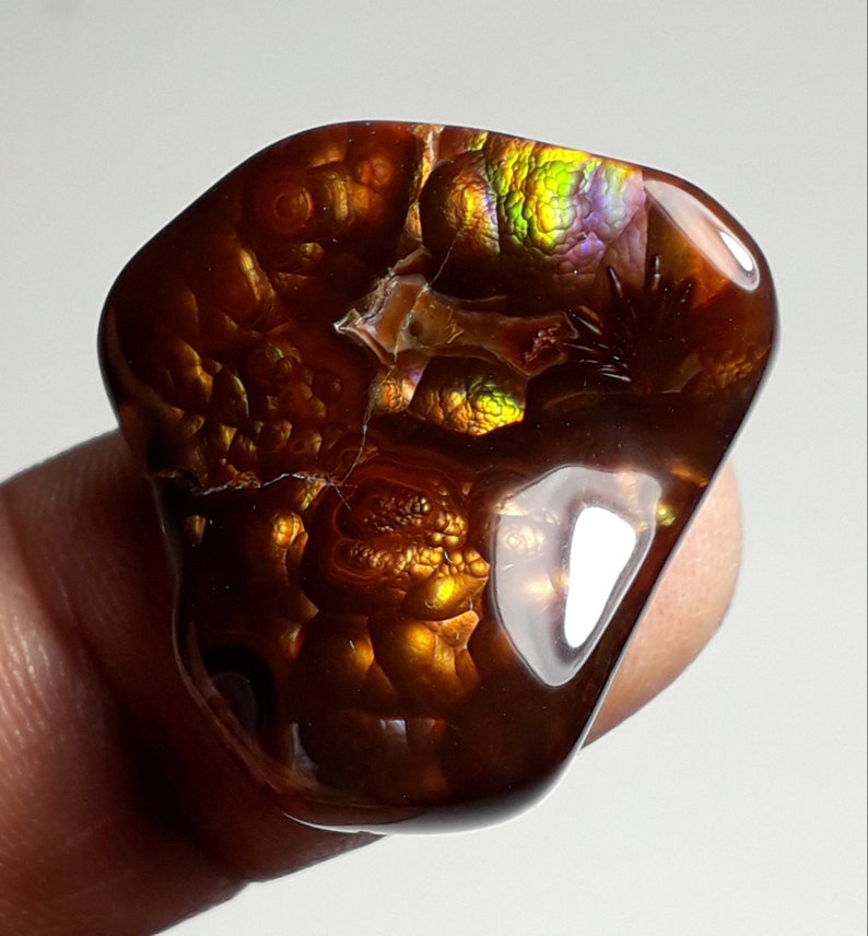 Jewelry Making & Beading Gemstones Mexico. 35.3 Ct Fire Agate Free Form ...