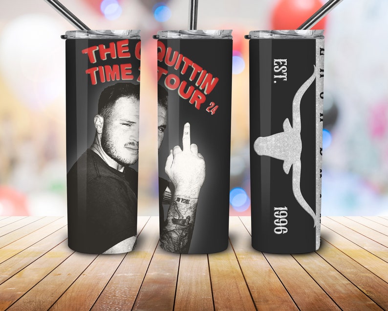 Quittin PNG, Funny Middle Finger PNG, Retro 90s the Quittin Time20oz ...