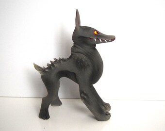 Resin dog figurine | Etsy