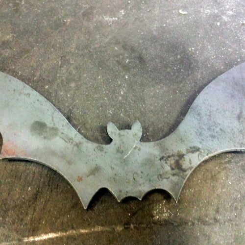 Bat Halloween Decoration Metal Wall Art - Etsy
