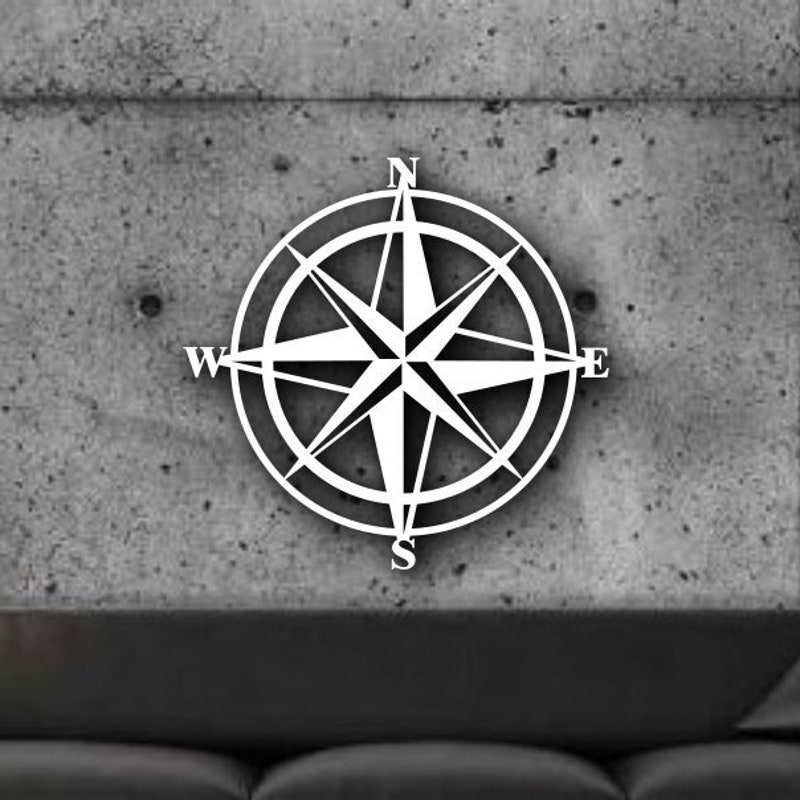 Compass Rose Art - Etsy